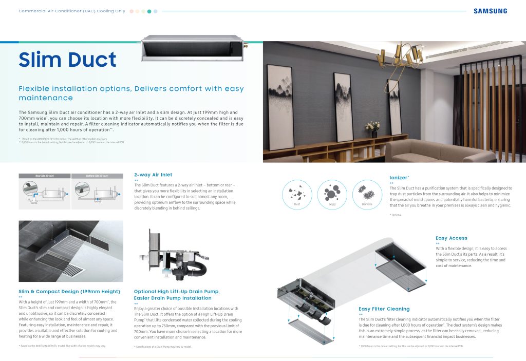 Samsung Ceiling Concealed Duct Type Aircon – Mr. Aircon PH