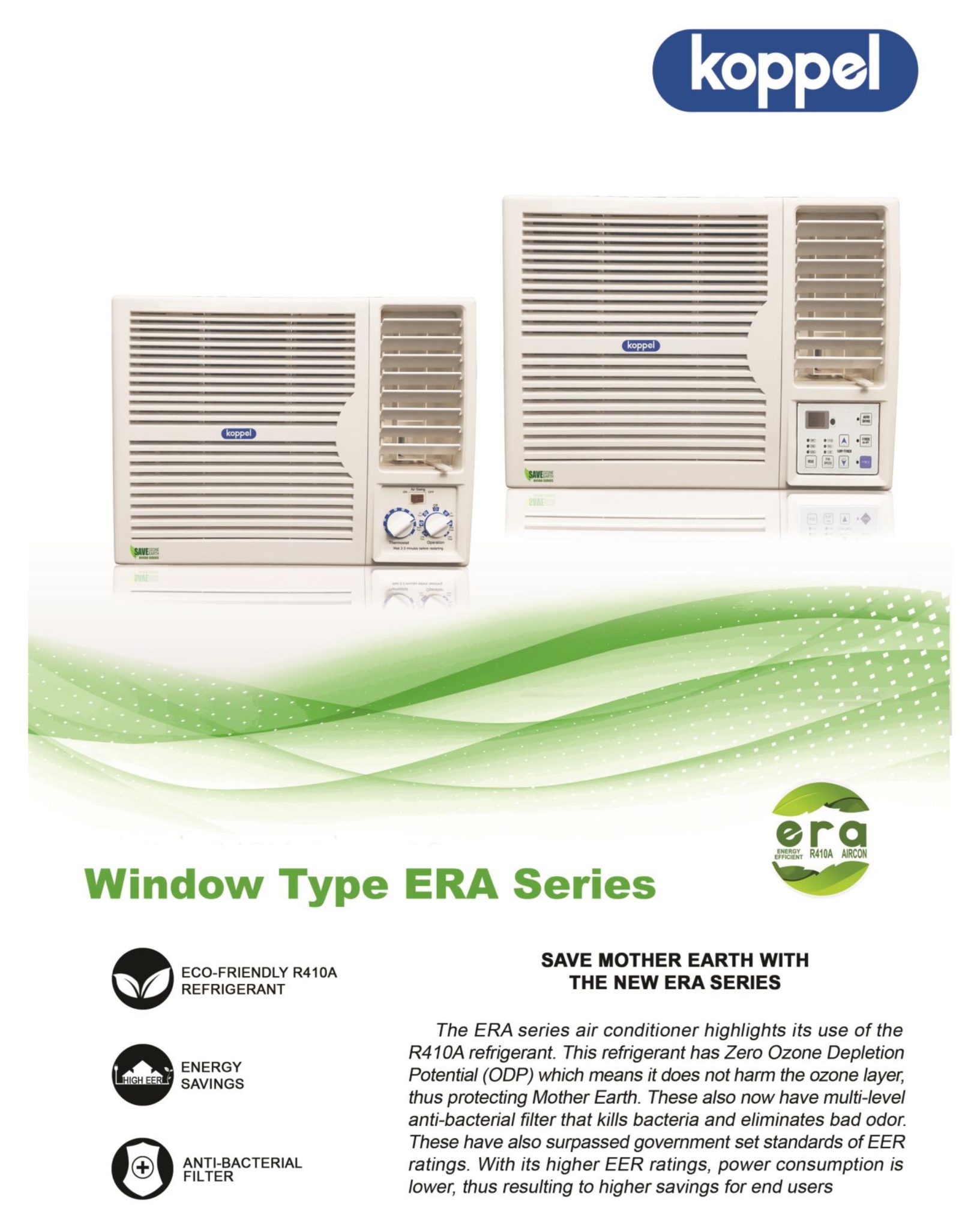 KOPPEL ERA WINDOW TYPE SUPER INVERTER AIRCON – Mr. Aircon PH