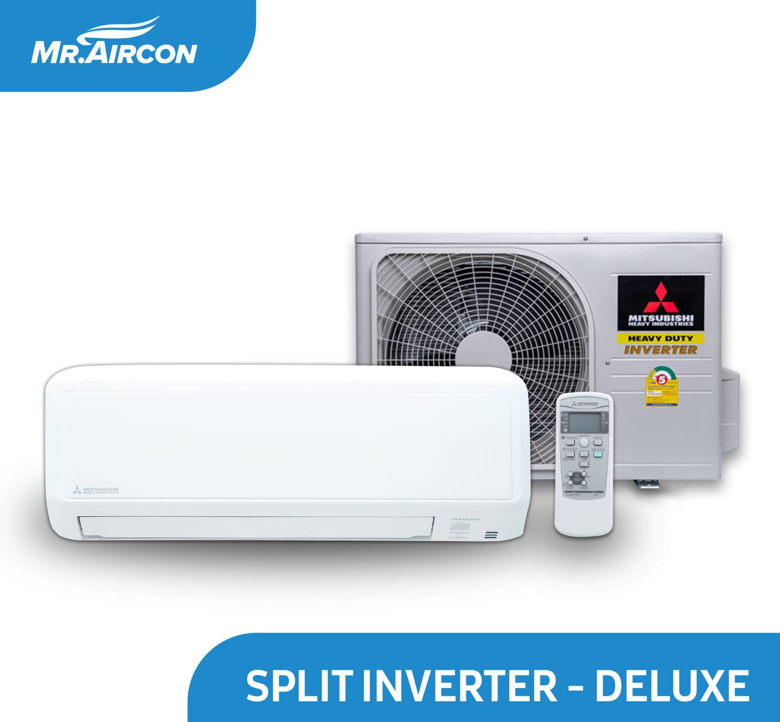 MITSUBISHI ECO SMART WALL MOUNTED INVERTER TYPE-DELUXE – Mr. Aircon PH