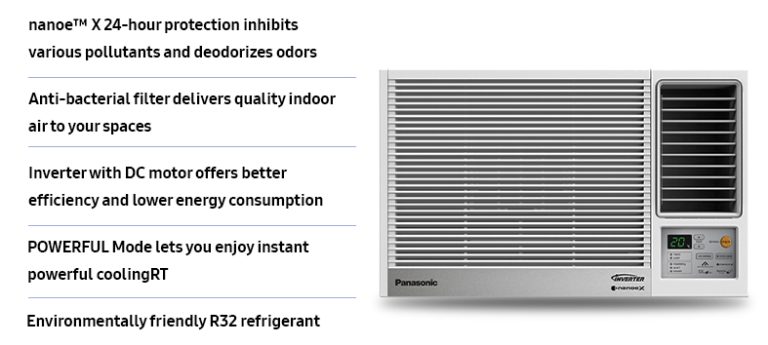 Panasonic Window AC Inverter – Standard – Mr. Aircon PH
